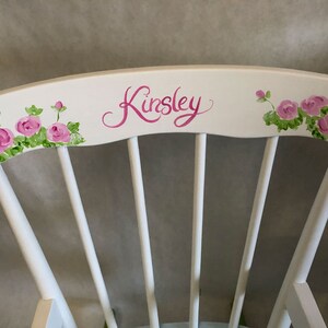 Farm Rocking Chair, Child's Hand Painted Rocking Chair, Kids Rocking ...