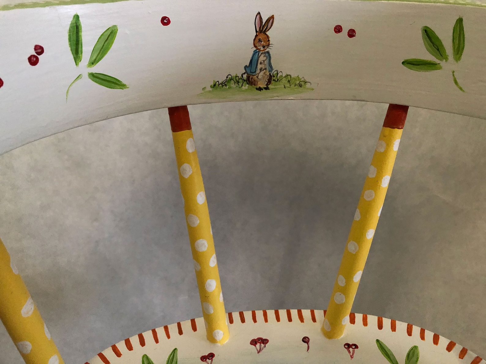Storybook Youth Chair, Hand Painted Kids Furniture, Painted High Chairs ...