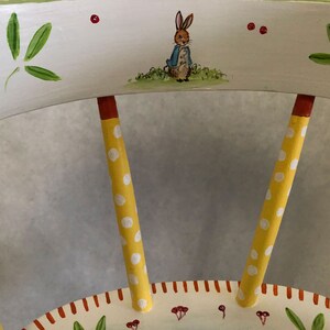 Storybook Youth Chair, Hand Painted Kids Furniture, Painted High Chairs ...