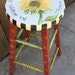 Bar Stools Hand Painted Bar Stool Kitchen Bar Stool Hand - Etsy