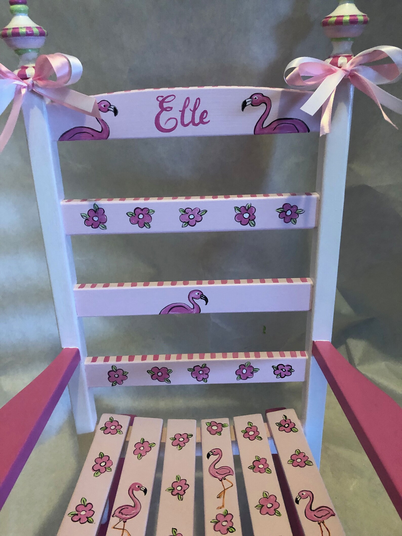 Child's Painted Rocking Chair Hand Painted Kids Rocking | Etsy