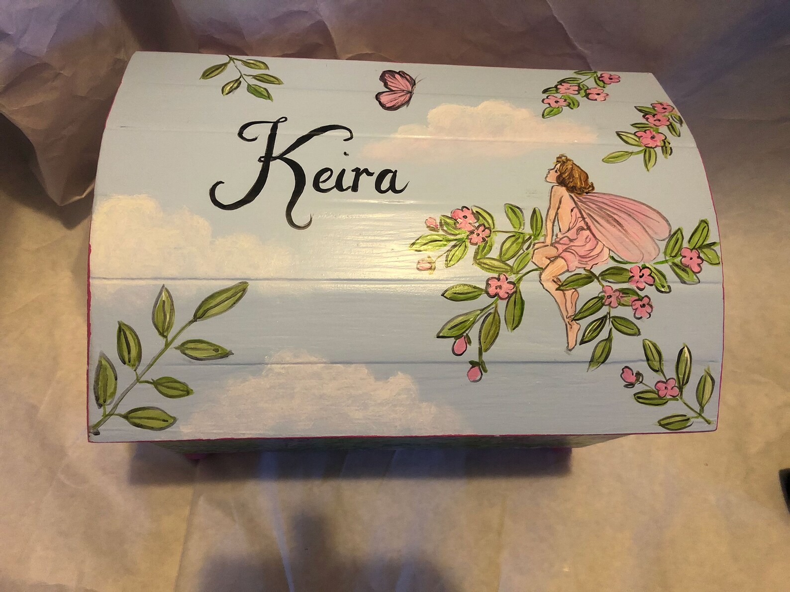Fairy Memory Box, Child's Memory Box, Hand Painted Memory Box - Etsy