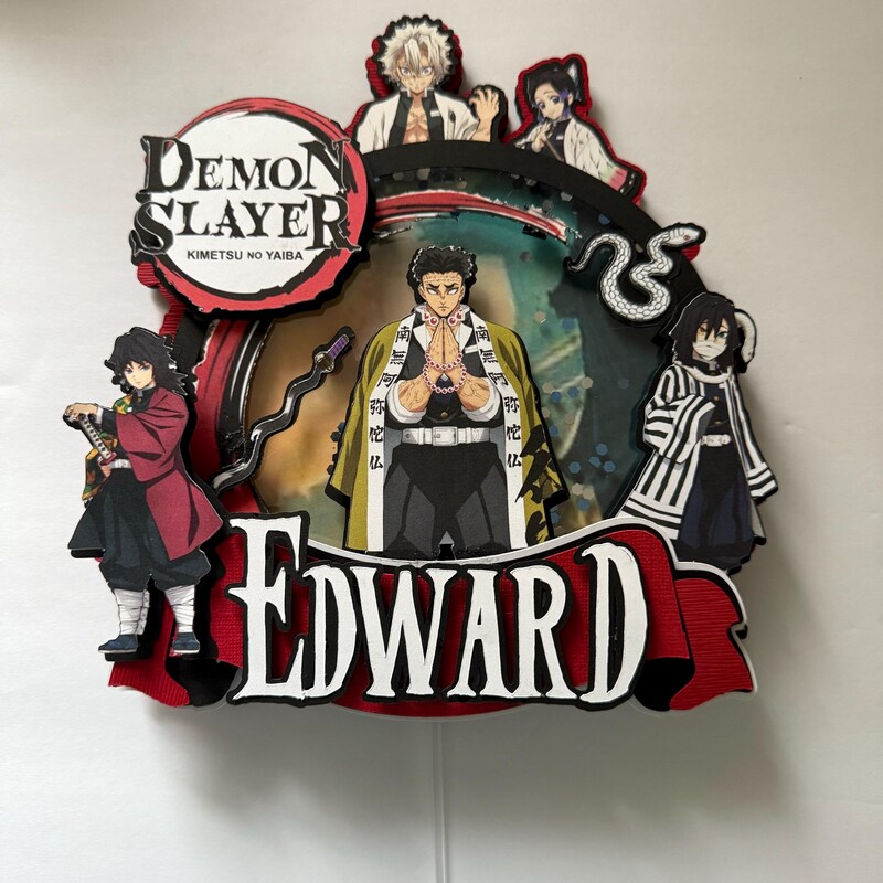 Demon Slayer Cake - Etsy