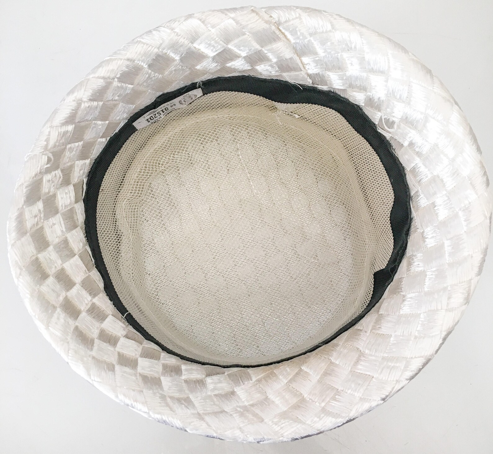 Vintage 50s 60s Black & White Straw Mod Bucket Hat / Mid - Etsy