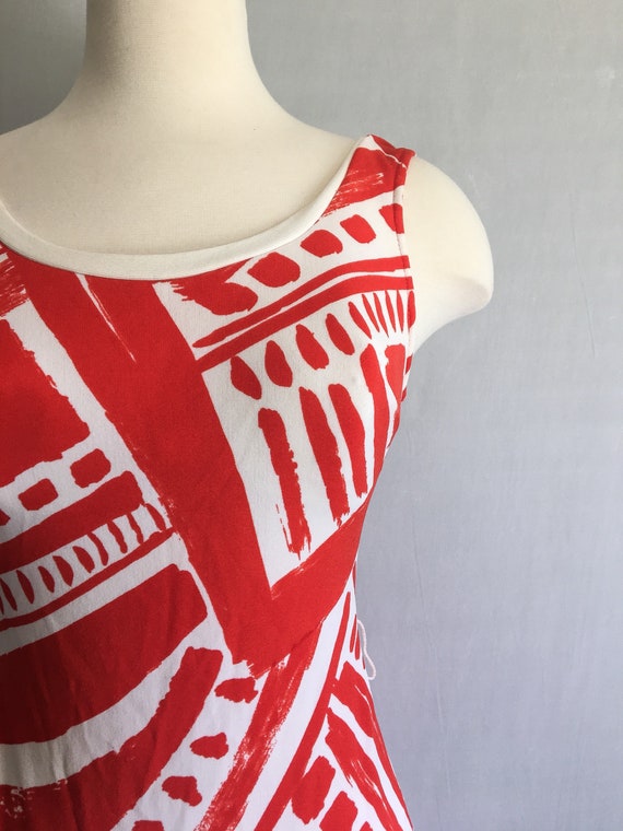 1960s Red Print Vintage Swimsuit, Cole of California - Gem