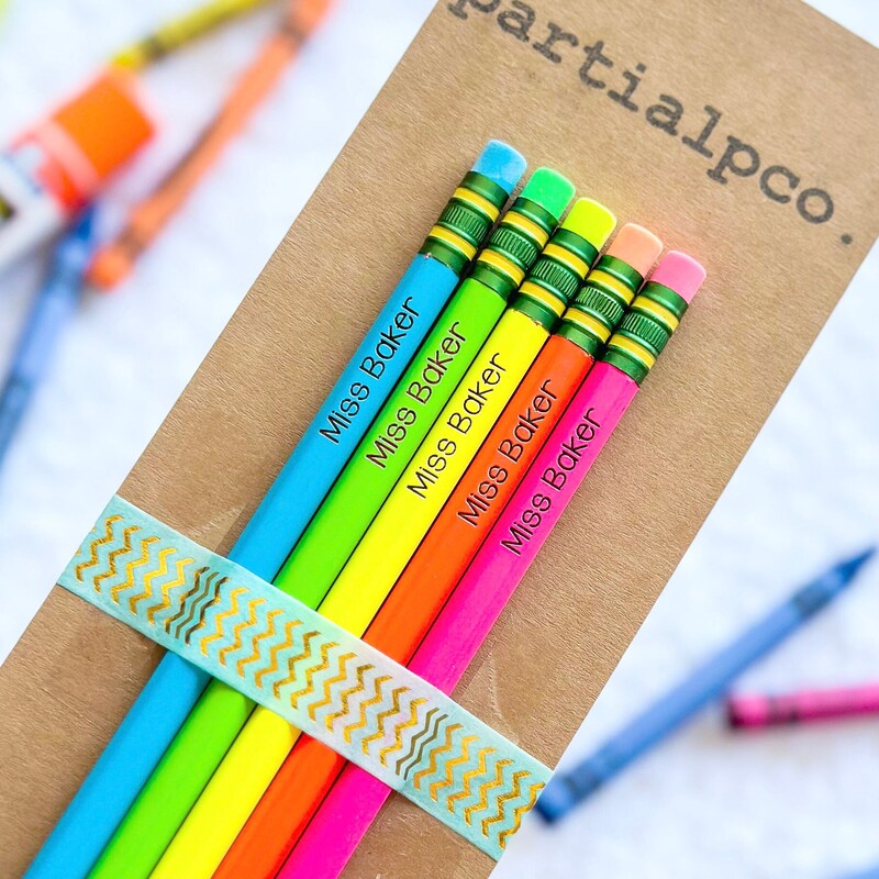 Personalized Pencils - Etsy