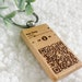 Scannable Song Keychain, Scannable Music Code Keychain, QR Code ...