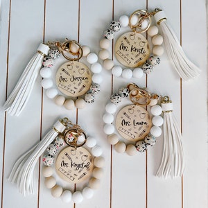 Teacher Wristlet Keychain, Gift for Teachers, Teacher Gifts, Teacher ...