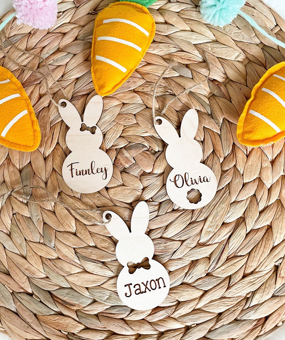 Easter Basket Tag, Easter Basket Name Tag, Easter Tags for Baskets ...