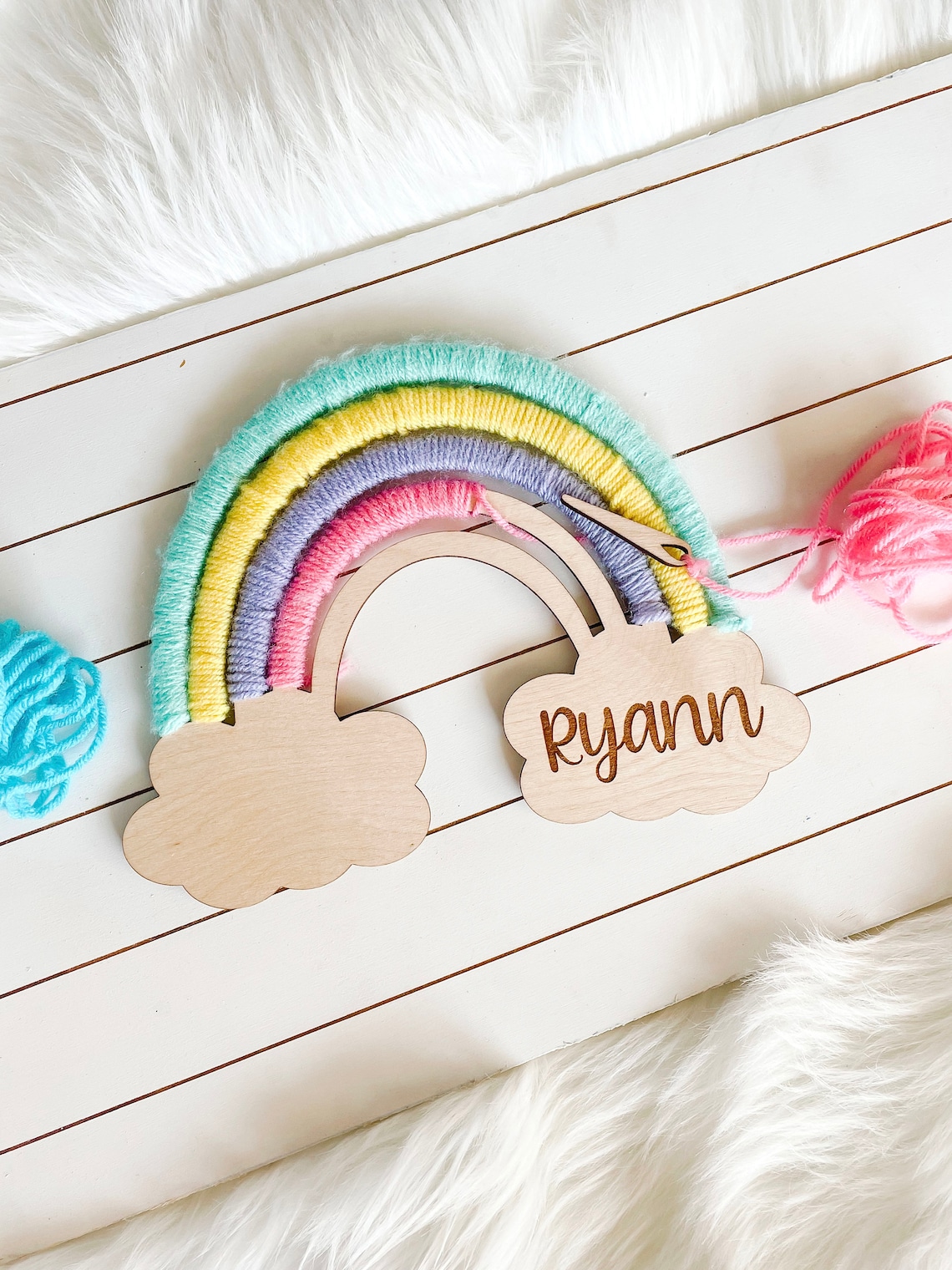 Rainbow Craft Kit, DIY Kit for Kids, Personalized Craft for Kids, Girl ...