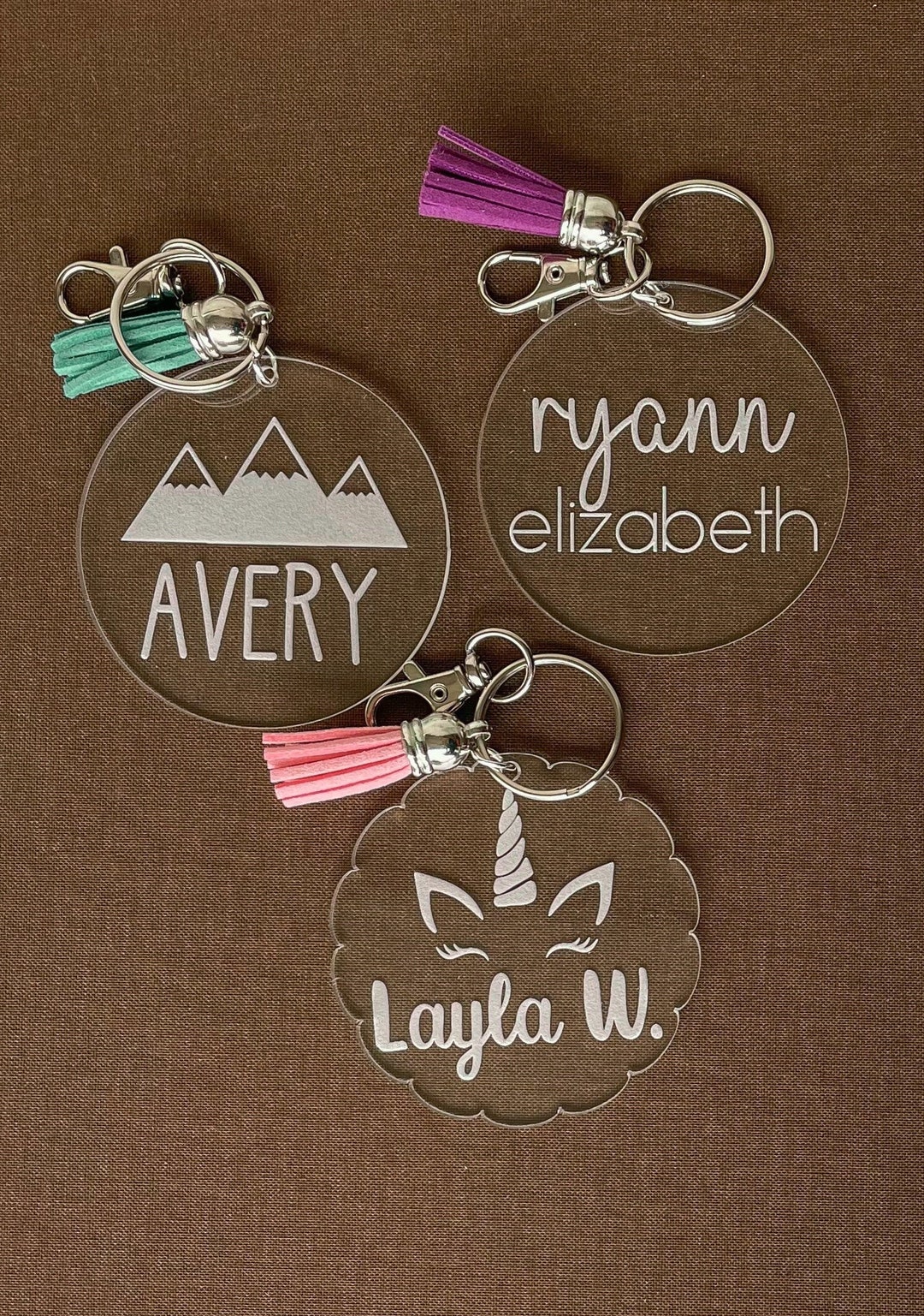 Bag Tag, Bag Charm, Name Tags for Bags, Diaper Bag Name Tag, Backpack ...