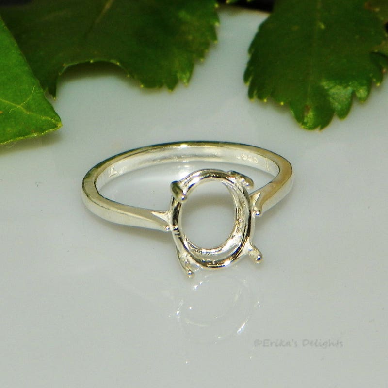 Silver Ring Settings - Etsy