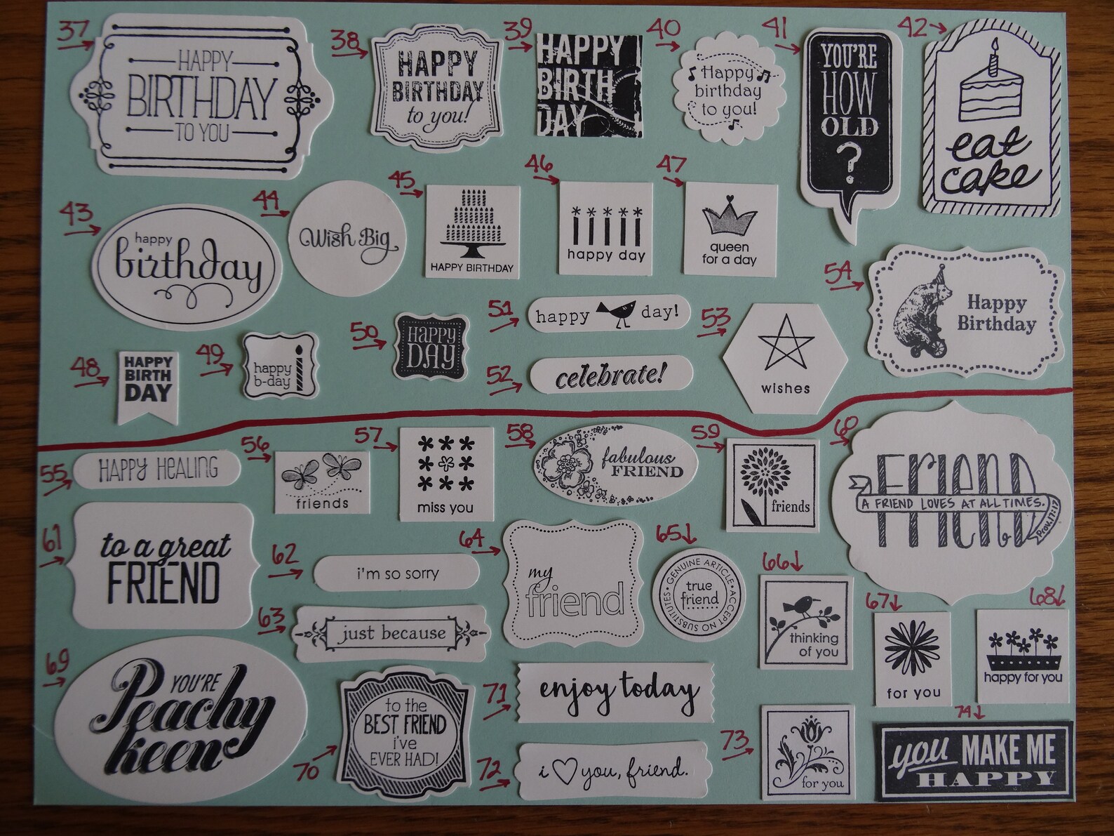 TINY CARDS: 3x3 Mini Cards|lunch Notes|little Notes|thank You|birthday ...