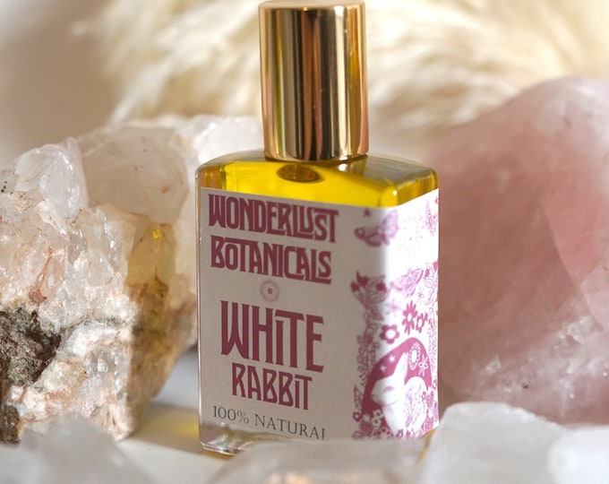 White Rabbit Perfume, Natural Perfume, Alice in Wonderland Gifts ...