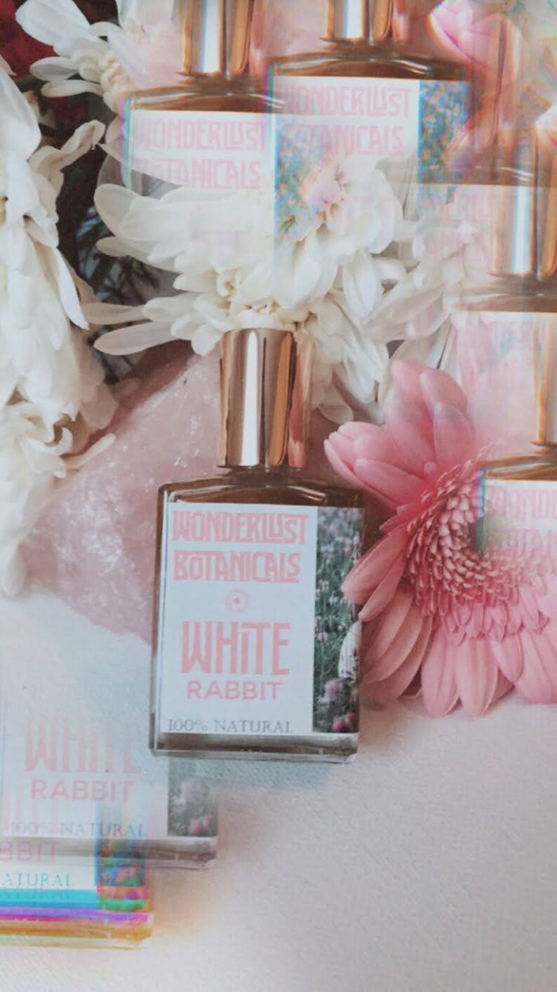 White Rabbit Perfume Natural Perfume Alice in Wonderland - Etsy Canada