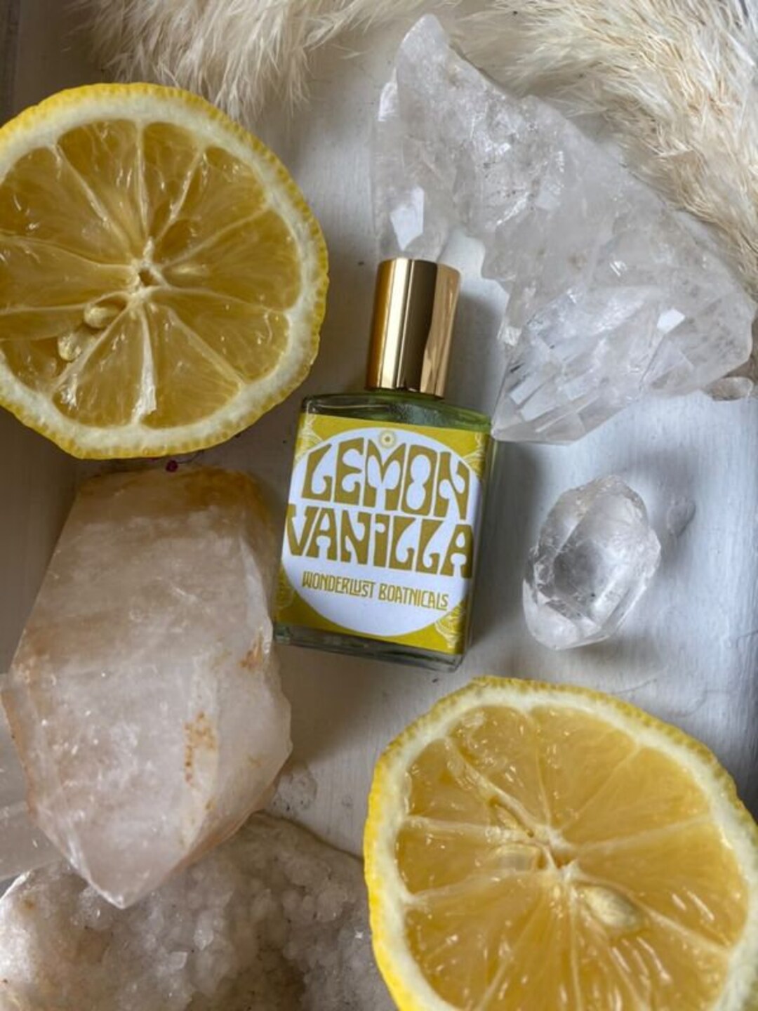 Lemon Vanilla Perfume Aromatherapy Roller Essential Oil - Etsy Canada