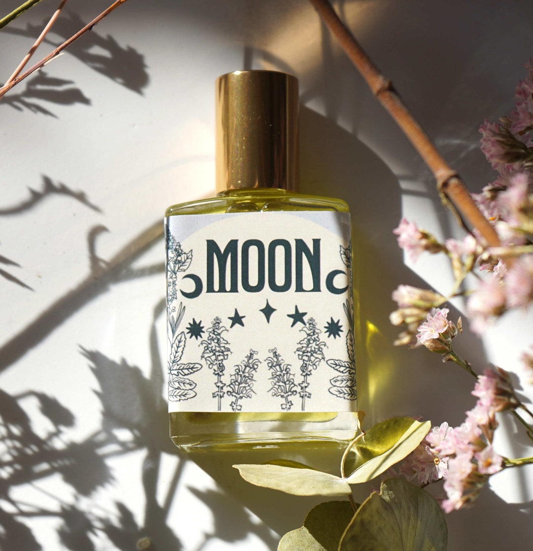 Moon Aromatherapy Perfume, Intuitive Perfume, Patchouli Perfume Natural ...