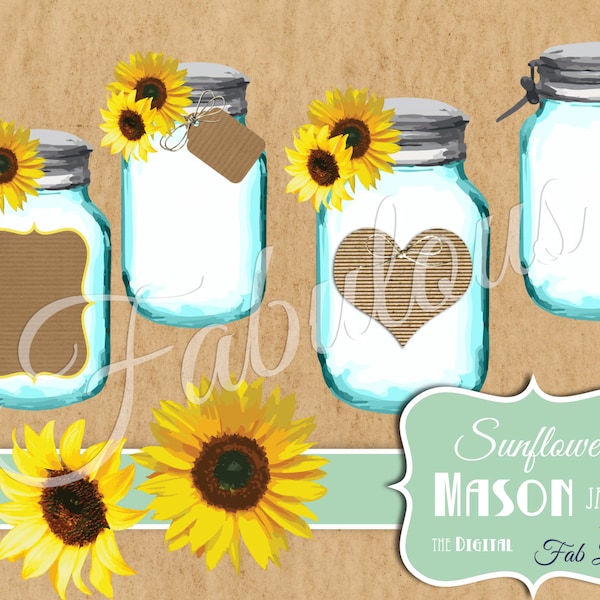 Digital Mason Jar - Etsy