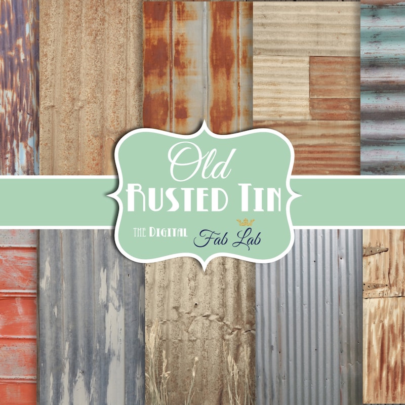 Old Rustic Tin - Etsy