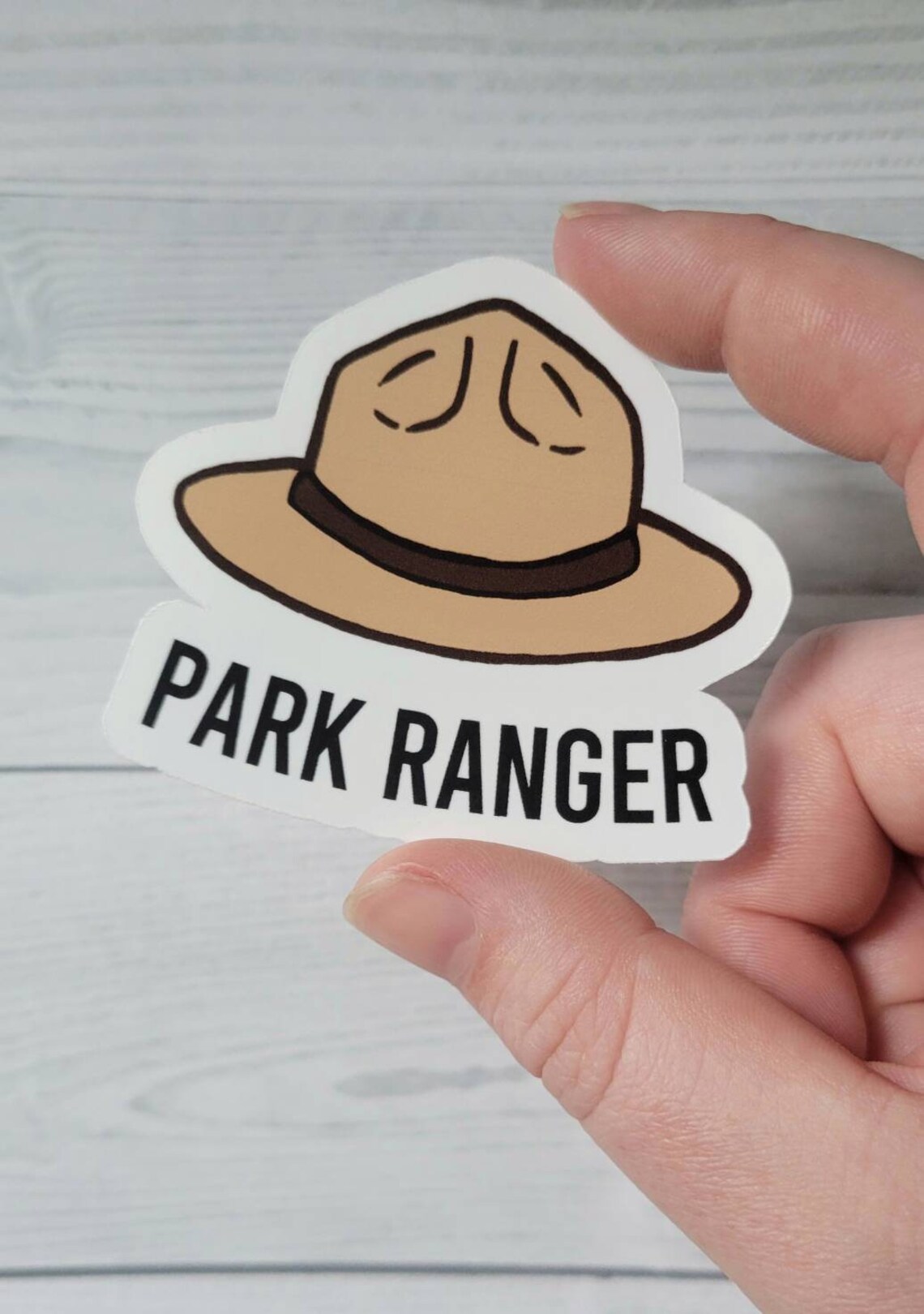 Park Ranger Hat Sticker 2.5 by 2 National Park | Etsy