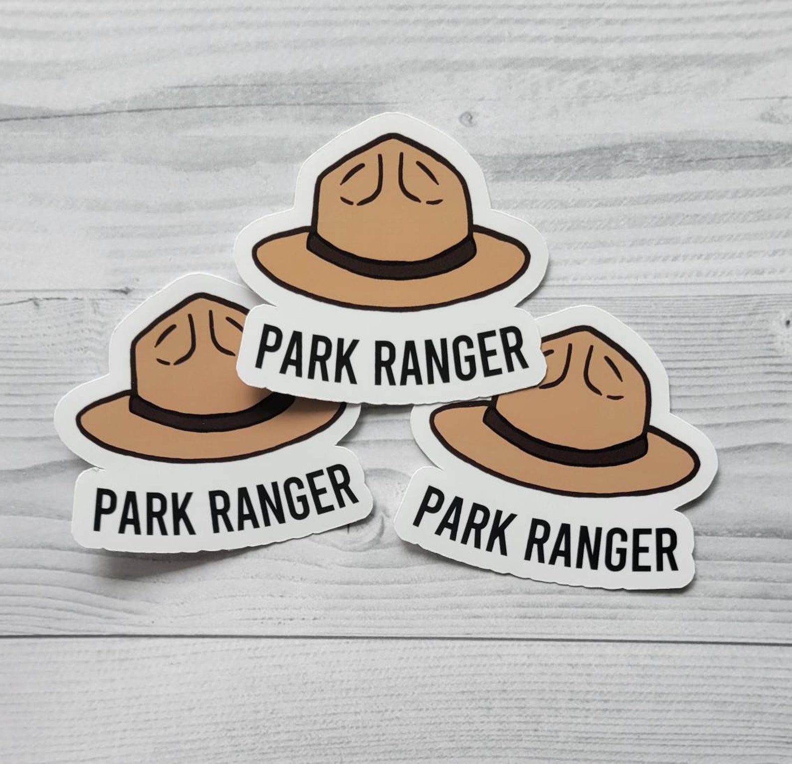 Park Ranger Hat Sticker 2.5 by 2 National Park | Etsy