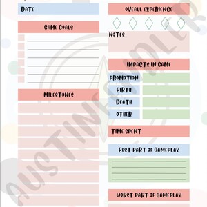 My Plumbob Planner (digital Planner) - Etsy