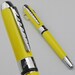 Classic Yellow Fountain Pen, Medium Nib Chrome Trim Fountain Pen ...