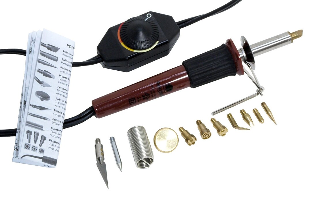 Wood Burning Pen, Variable Temperature Control and 11 Tips Woodburning ...