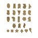 Wood Burning Pen Numbers, Punctuation, Symbols Attachments; Letter ...