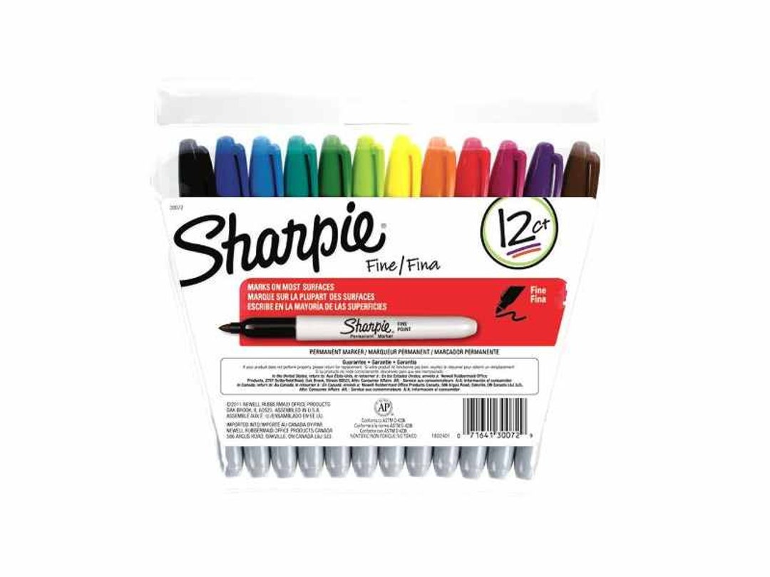 Sharpie Coloring Markers, 12 Colors; Fine Point; Adult Book Coloring ...