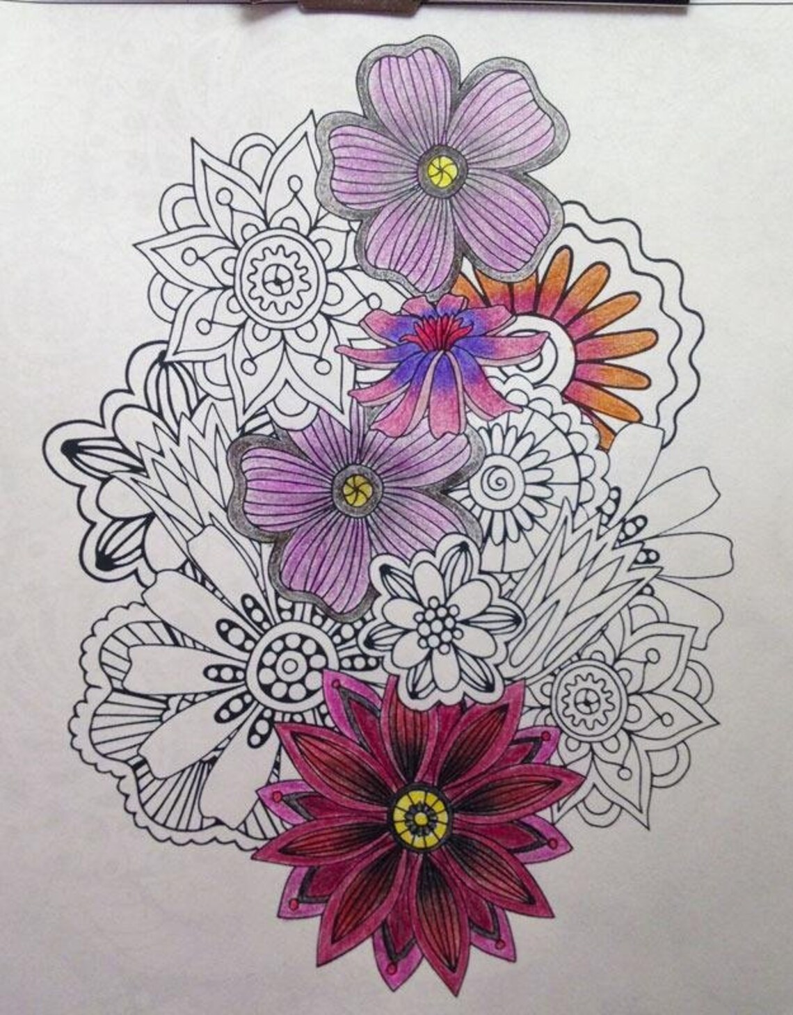 Colored Coloring Pencils 50 Pack Adult Coloring Books - Etsy