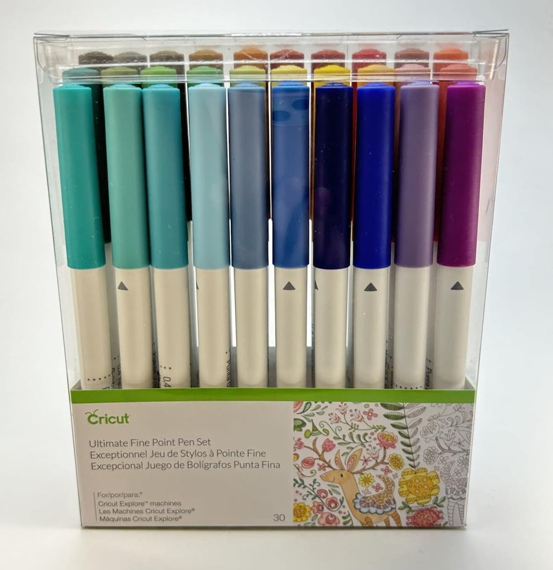 30 Cricut Ultimate Fine Point Pen Marker Set, Can Be Used With Cricut ...