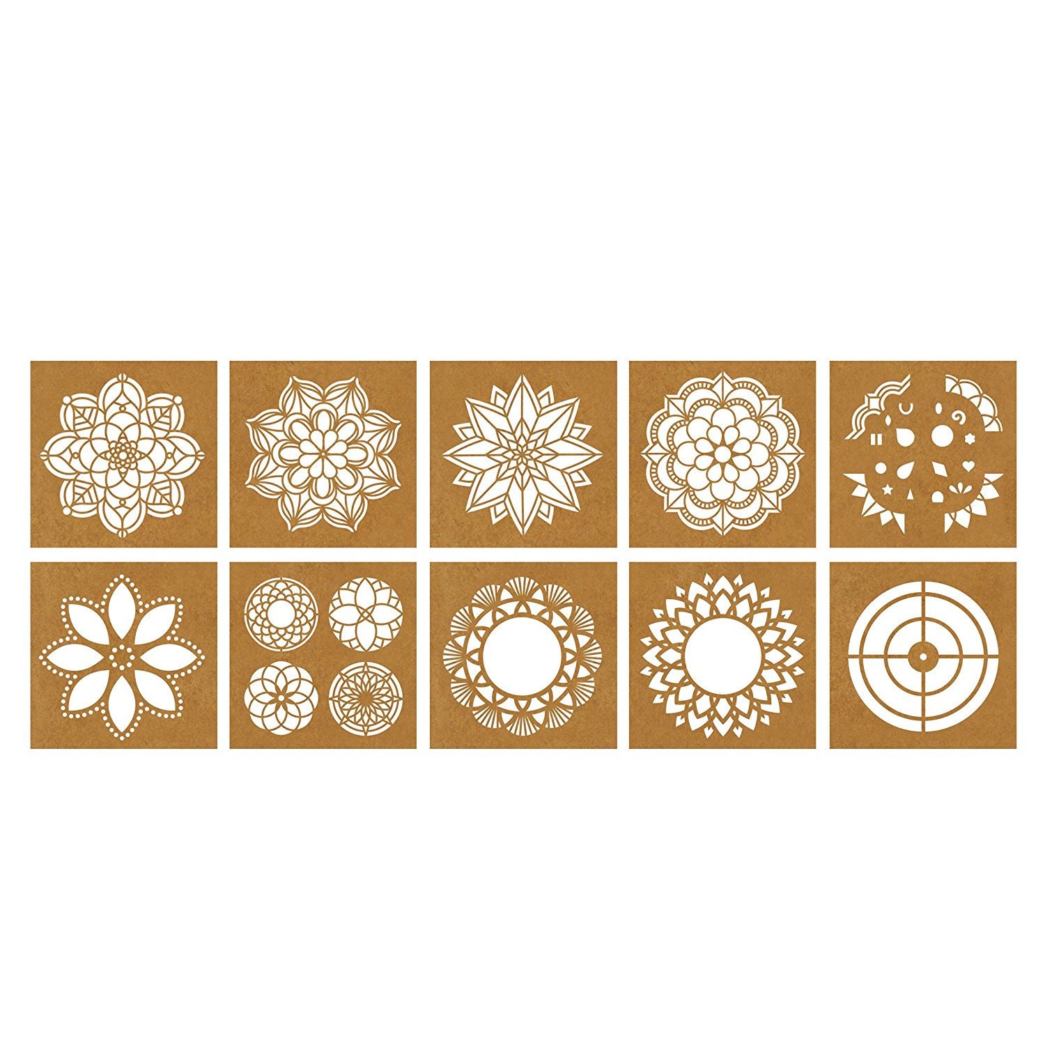 13 Mandala Template Stencil Guides Mixed Media Paper | Etsy
