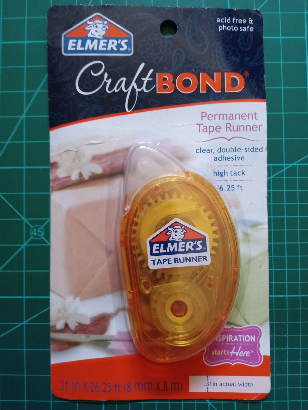 Elmer's Craftbond Tape Runner; Clear Permanent Glue Tape With Runner; 0 ...