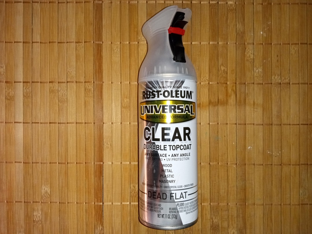 Dead Flat Clear Rust-oleum Universal All Surface Clear Topcoat Aerosol ...