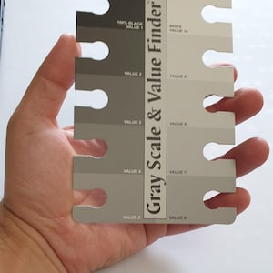 Artists Color Wheel Gray Scale and Color Value Finder for All Media ...