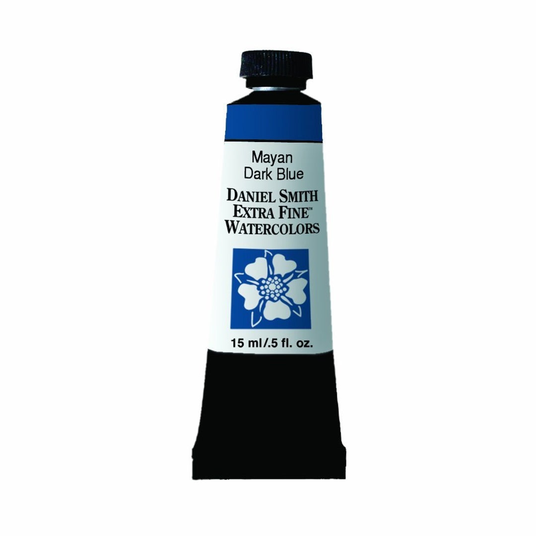 Daniel Smith Mayan Dark Blue Genuine Watercolor Paint, 15ml Paint Tube ...