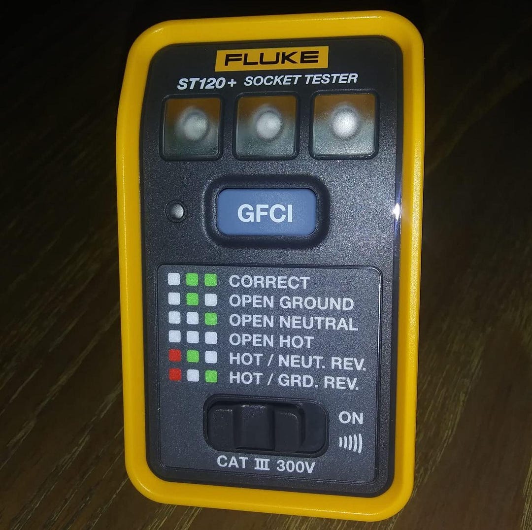 Fluke ST120+ GFCI Socket Tester With Audible Beeper - Etsy UK