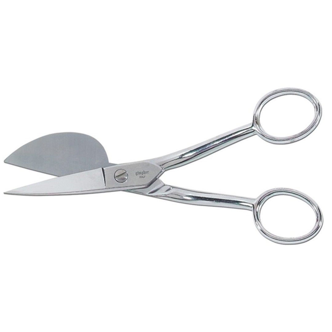 Gingher 6 Inch Duckbill Curved Scissors; Close Trimming, Applique, Hand ...