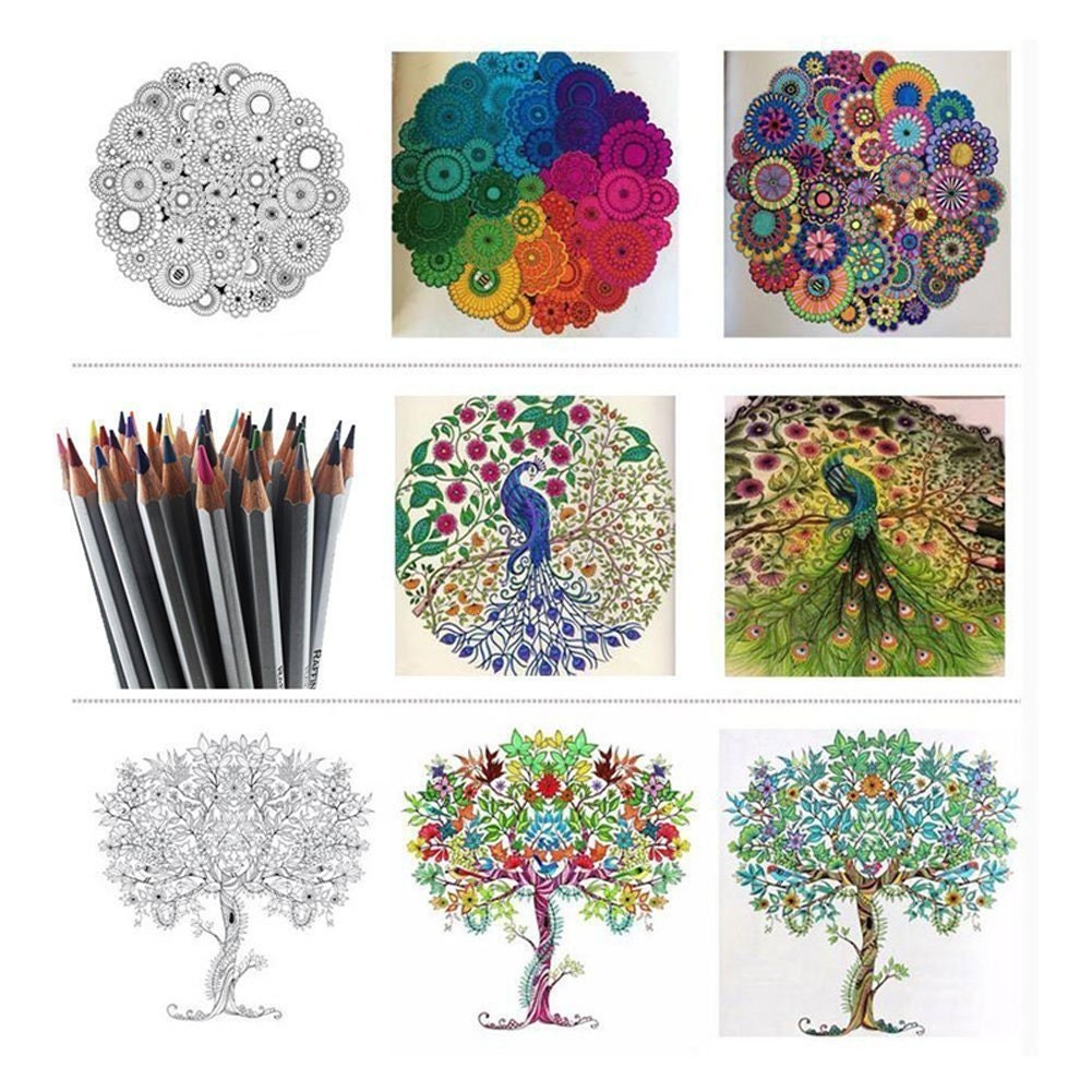 72 Professional Drawing Colored Pencils, Set of 72 Soft Core Pencils ...