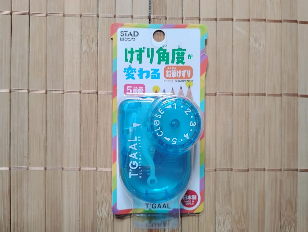 Japanese Pencil Sharpener, Kutsuwa STAD T'GAAL, Sharpening Angle ...