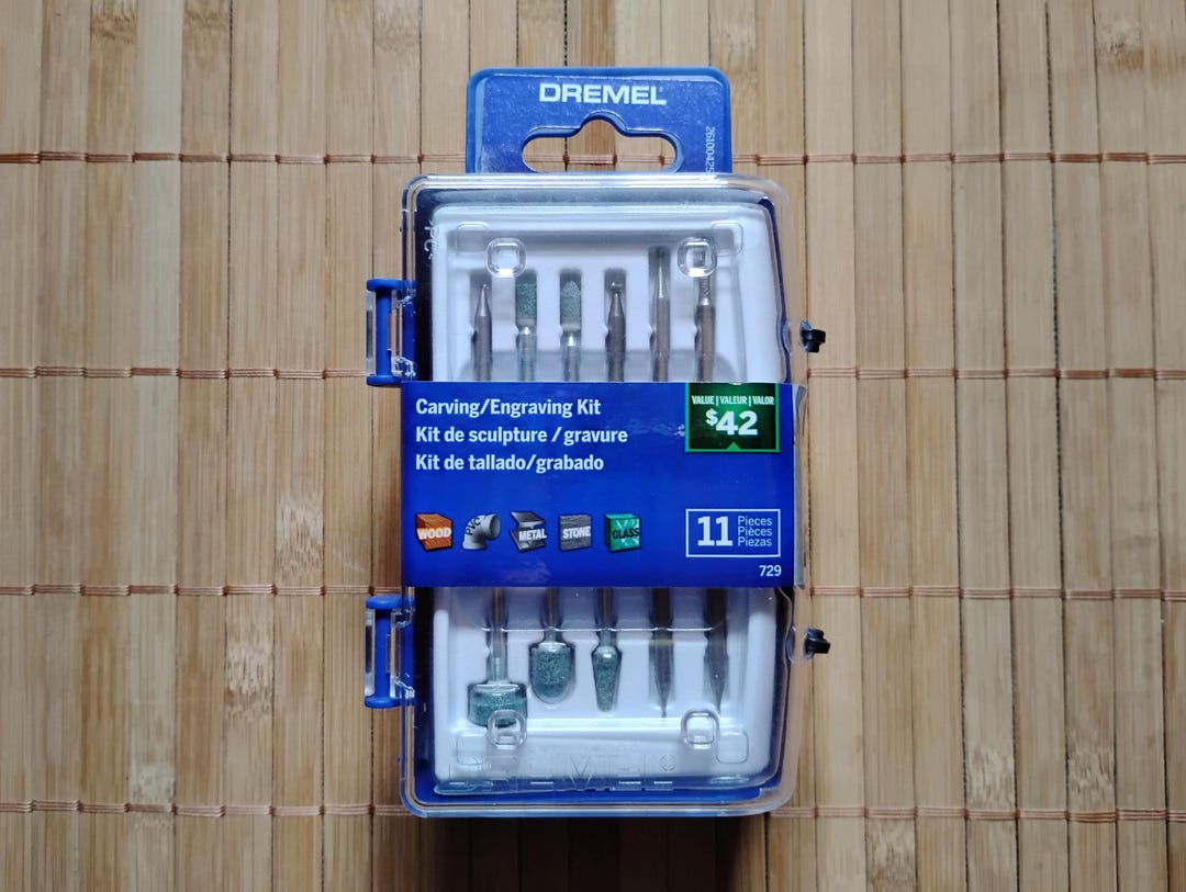11 Dremel Tip, Bits 729-01 Set; Carving, Engraving, Sharpening and ...