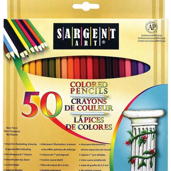 Colored Pencil Set - Etsy