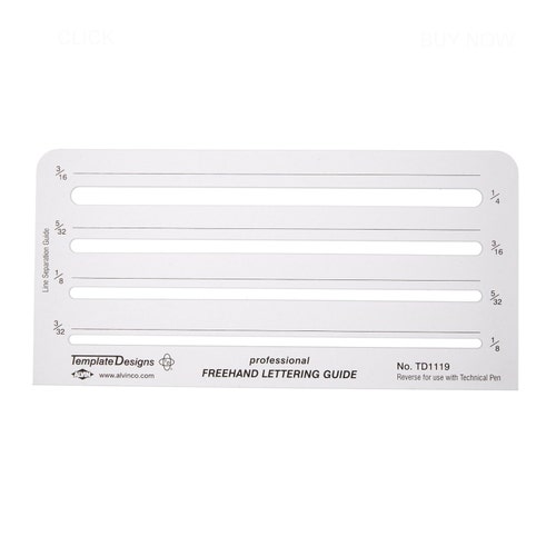 Lettering Aid Guide Template Stencil Scrapbooking Bible - Etsy