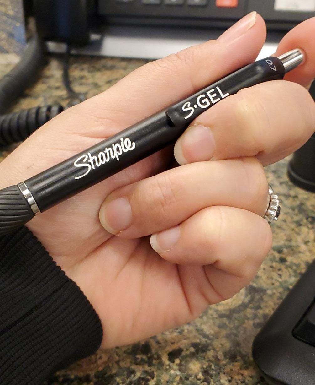 12 Sharpie S-gel Gel Pens, Medium Tip, Point 0.7mm, Black Body, No ...