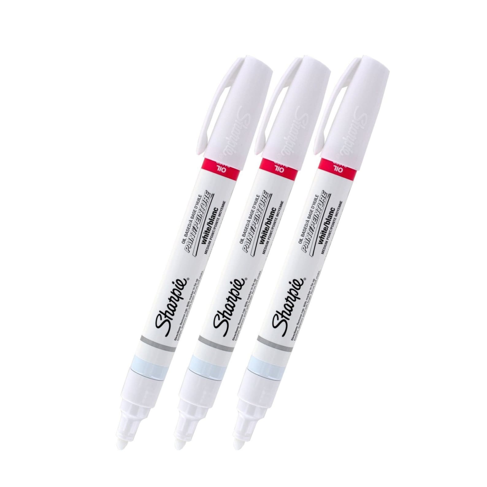 Sharpie Paint Set of 3 White Color Markers Medium Point Oil - Etsy