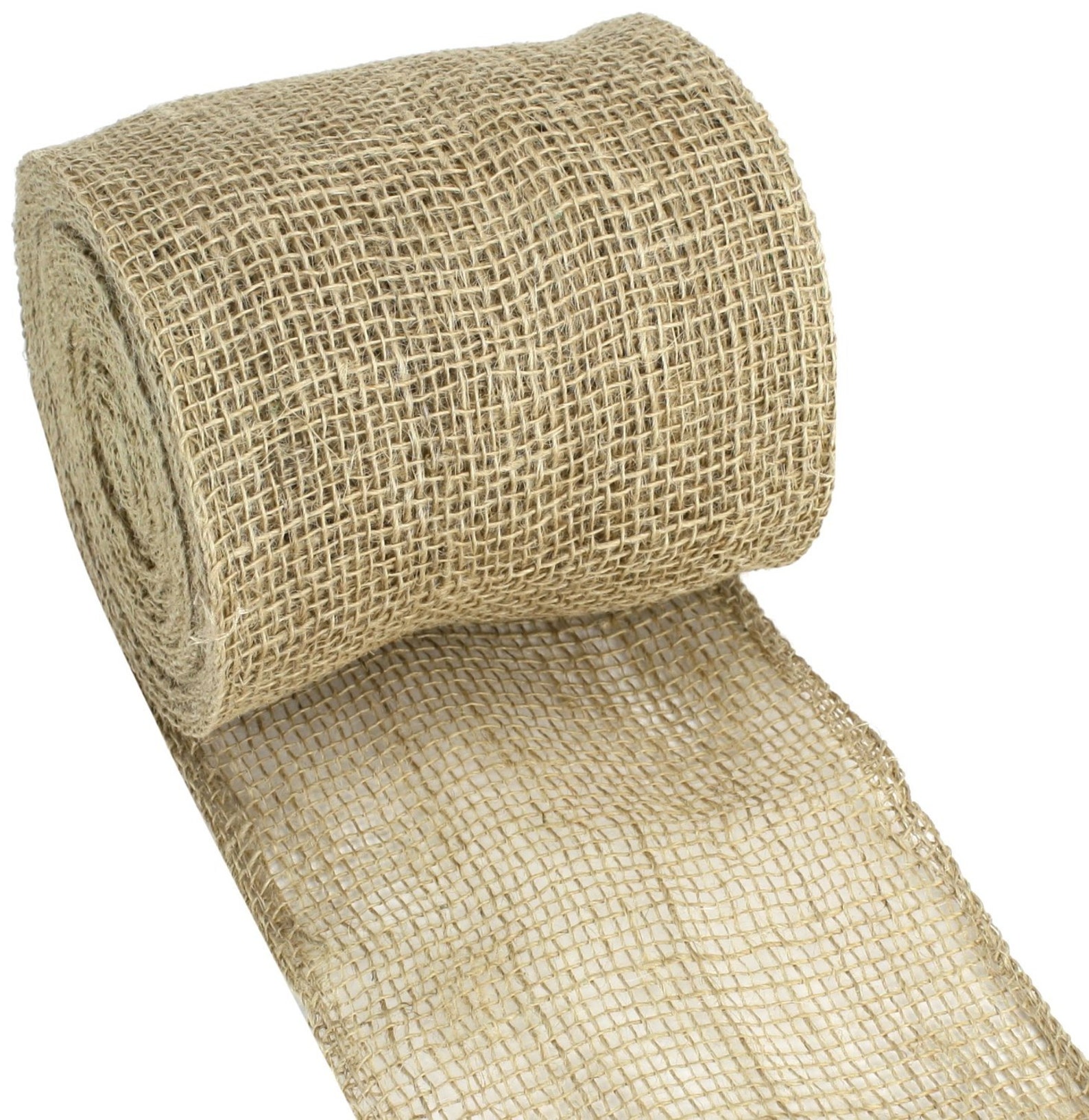Burlap Ribbon Jute Canvas Natural Jute Burlap Ribbon Roll - Etsy