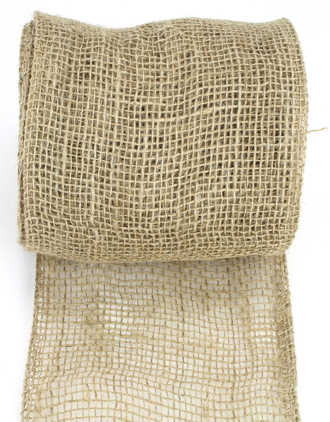 Burlap Ribbon Jute Canvas Natural Jute Burlap Ribbon Roll - Etsy