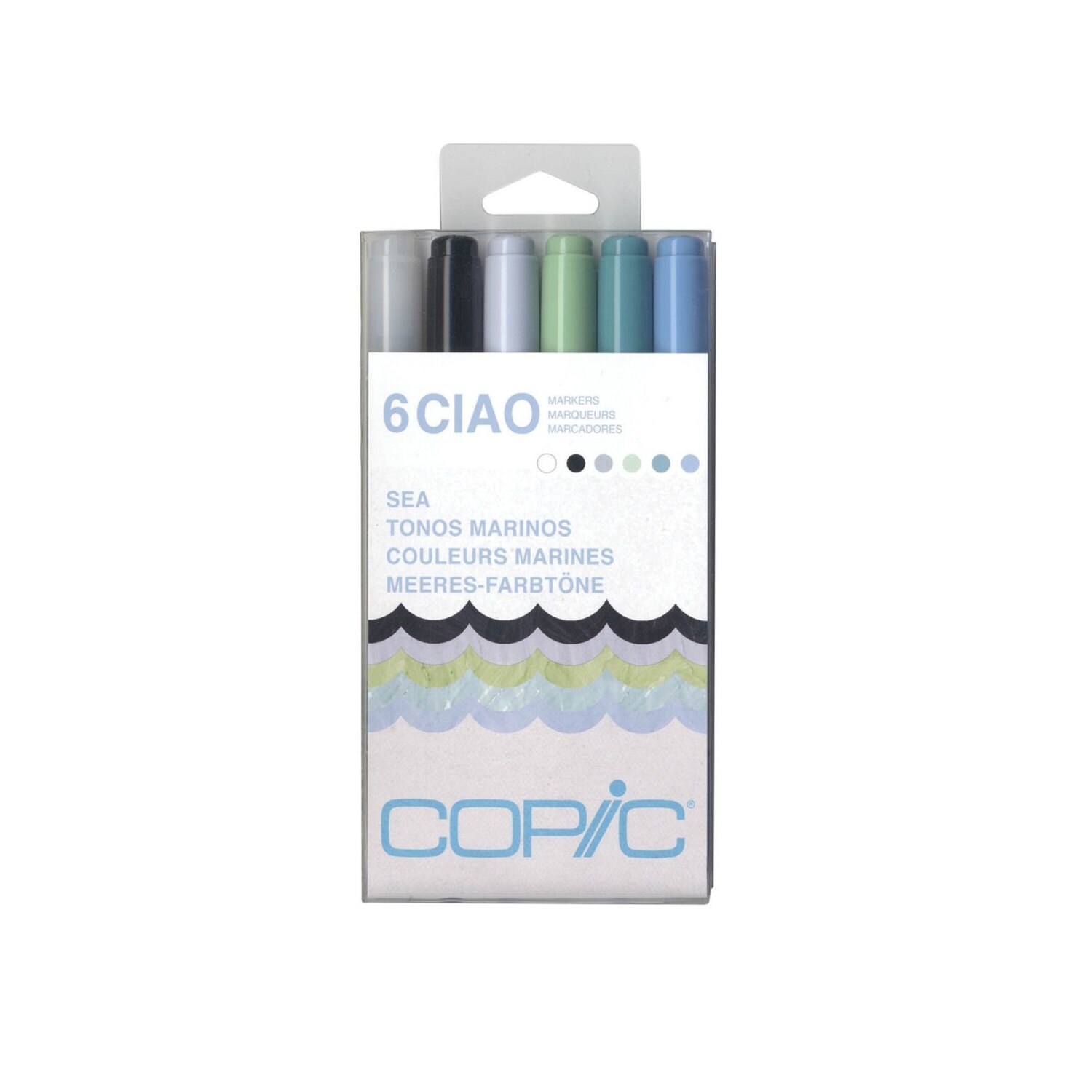Copic Manga Sea Colors Markers Copic Ciao Manga Set of 6 Pens - Etsy