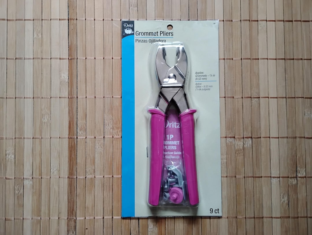 Dritz Grommet Eyelet Plier Kit; Pliers, for 3/8 Inch Grommets; Garments ...